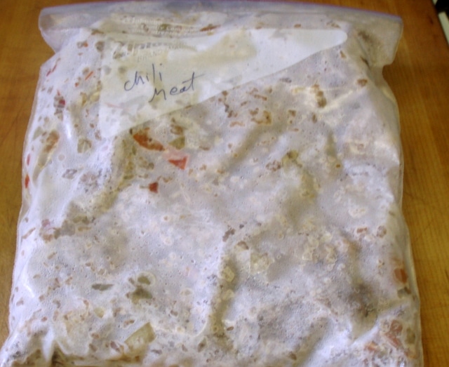 Freezer Chili Meat - Inhabited Kitchen